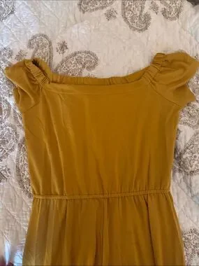 art class | Bottoms | Art Class Mustard Wideleg Cargo Jumpsuit With ...